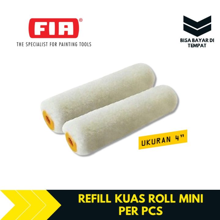 Refill Refil Kuas Koas Roll Rol Rolan Cat Tembok Kecil FIA TBMS905 ...