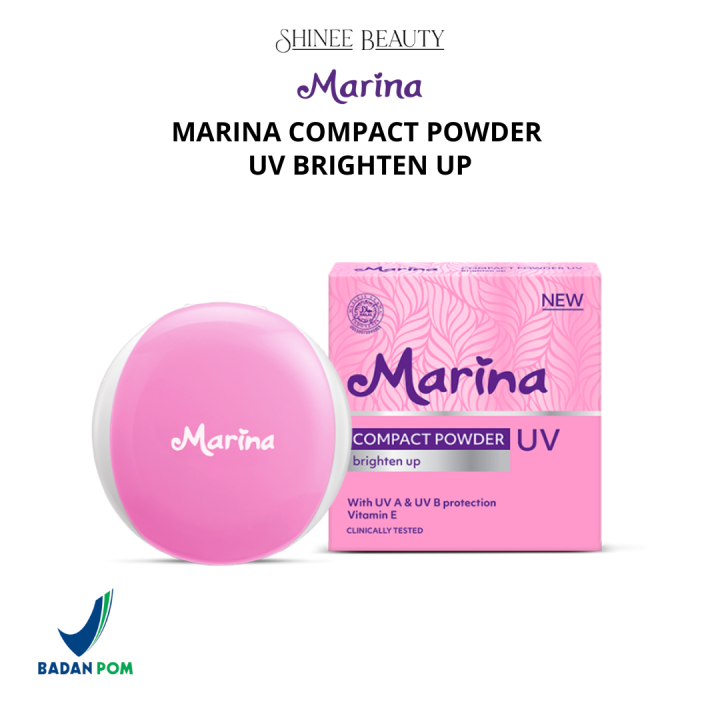 MARINA Compact Powder UV Brighten Up | Bedak Padat - 12gr | Lazada ...