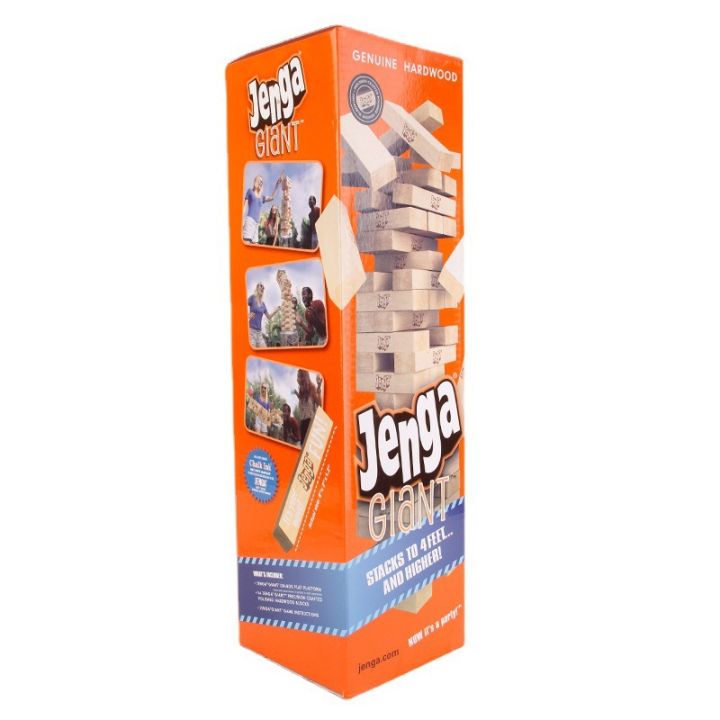 Toyalliance Stacking Blocks Jenga Game: Classic Stacked High Building ...