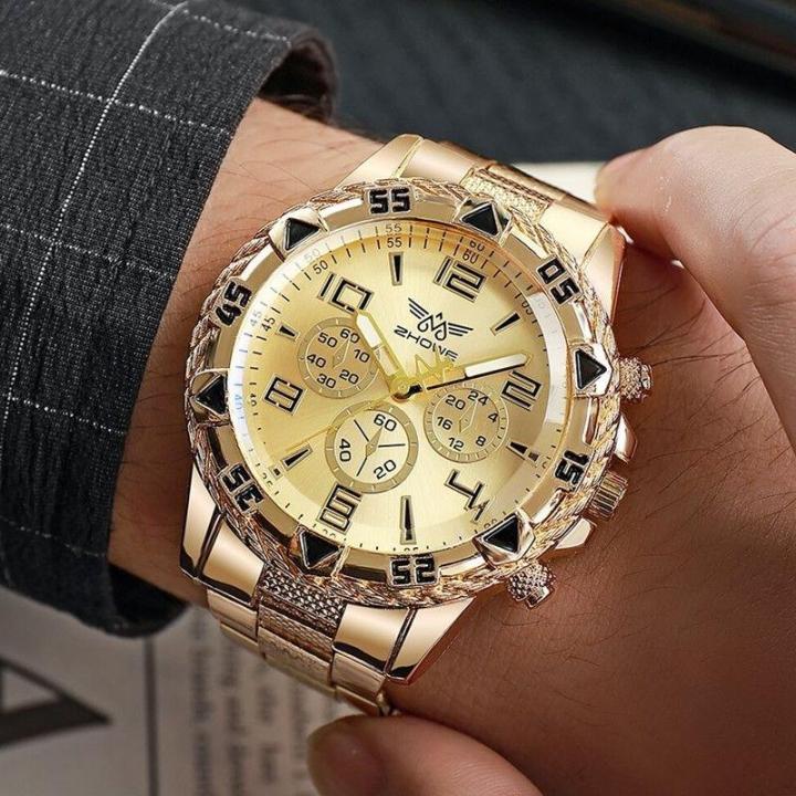 Jam Tangan Pria Stainless Steel Kalender Model Kasual Cowok Milenial ...