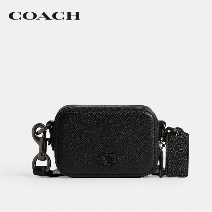 COACH กระเป๋าสะพายข้างผู้ชายรุ่น Crossbody Pouch CP271 BLK สีดำ ...
