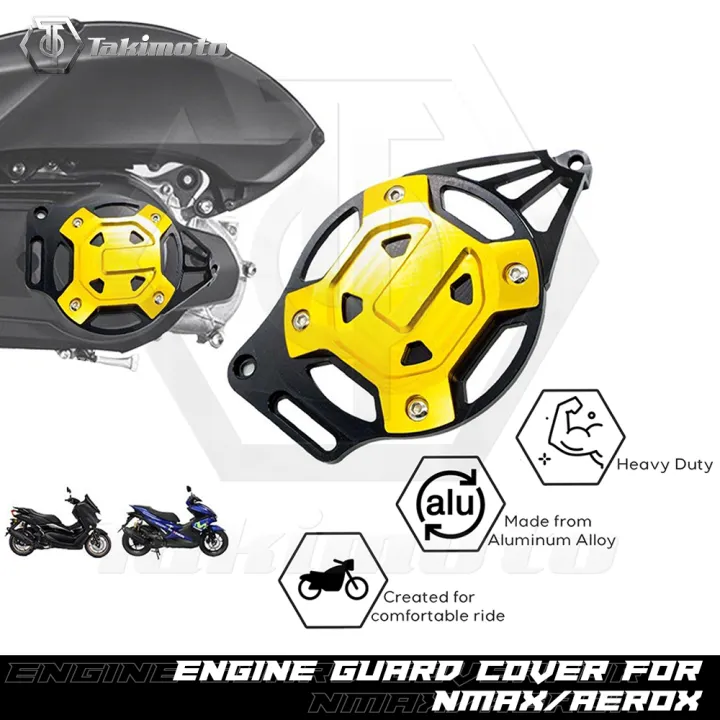 Takimoto Nmax V1&V2 / Aerox V1 Engine Guard Cover Crankcase Cover High ...