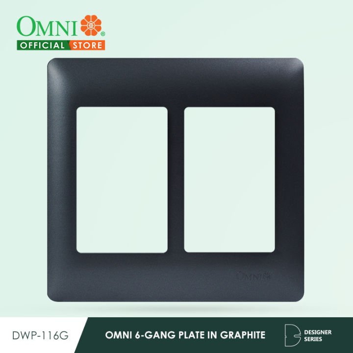 OMNI 6-Gang Plate in Graphite - DWP-116G | Lazada PH