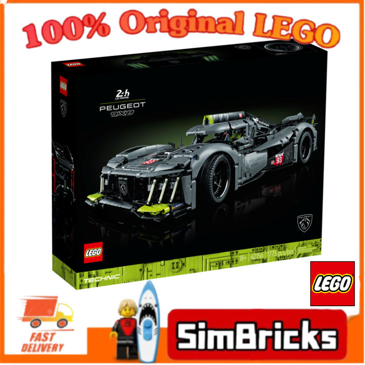 (SimBricks) LEGO 42156 PEUGEOT 9X8 24H Le Mans Hybrid Hypercar | Lazada