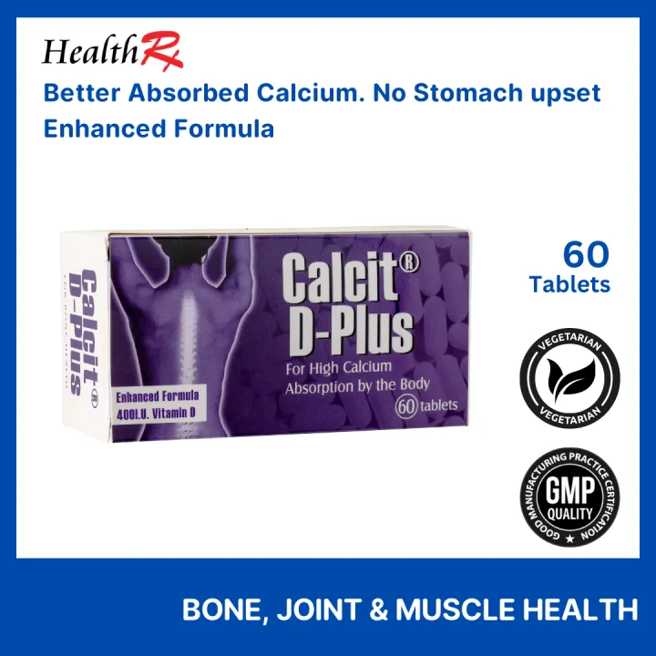 Calcit D-Plus – Calcium, Vitamin D3400IU, Magnesium & Zinc for Bone ...