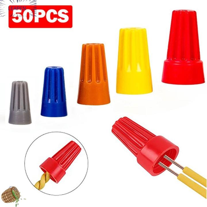 LEAPEN Colorful Wire Connectors Nuts Nylon Insulated Wire Caps Twist ...