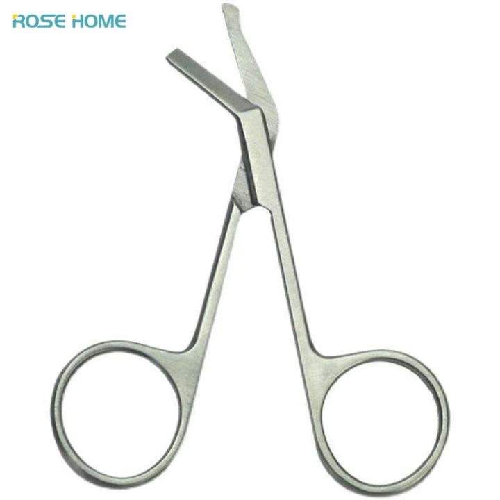 Ostomy Bags Scissors Round Head Curved Design for Prevent Puncturing Of ...