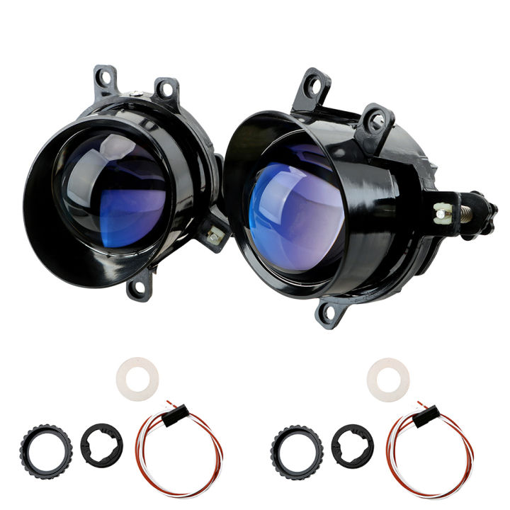 Led Eyes For Cars 2.5 Inch Mini Bixenon Projector Lens Mask Shroud With ...