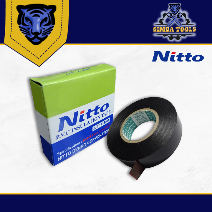 NITTO Isolasi Listrik 3/4" x 30 m - PVC Insulation Tape | Lazada Indonesia