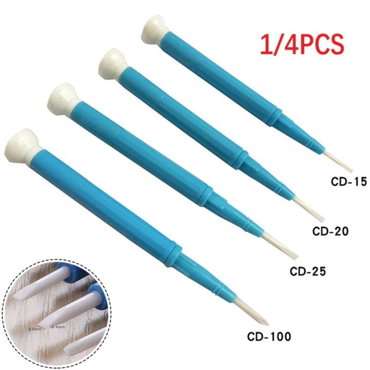 MYTOOLS Zirconium Ceramic Tip Slotted Screwdriver Non conductive Blue ...