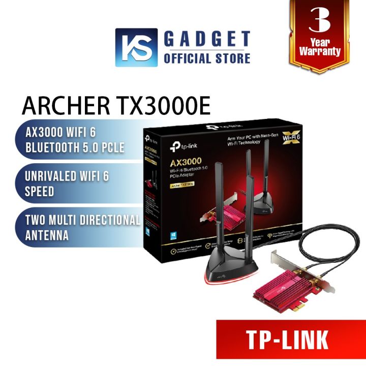 TP-Link Archer TX3000E AX3000 WiFi 6 Bluetooth 5.0 Dual Band MU-MIMO ...