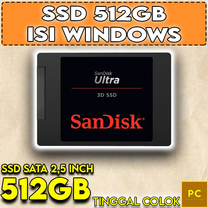 SSD 512GB NEW ISI WINDOWS- bukan 500gb,1tb | Lazada Indonesia