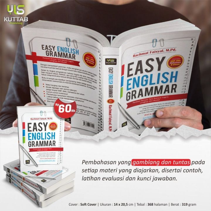 Buku EASY ENGLISH GRAMMAR ( Panduan Belajar Tata Bahasa Inggris Lengkap ...