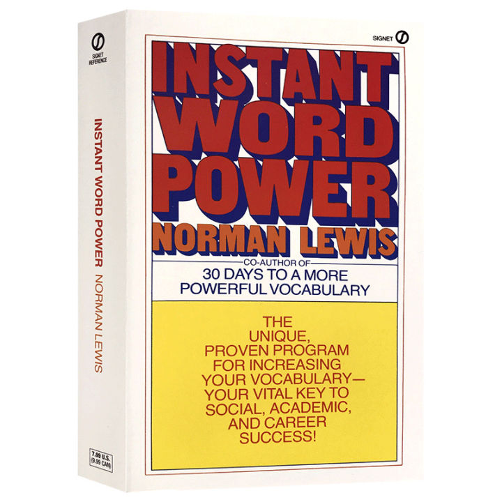 พลังของคำศัพท์แบบทันที Word Power หนังสือต้นฉบับภาษาอังกฤษ Word Power ...