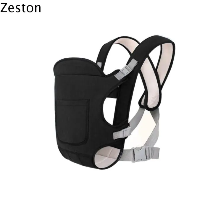ZESTON ใช้งานได้หลากหลาย กระเป๋าใส่ทารก ผ้าผ้าทอ สีทึบทึบ สลิงห่อทารก ...