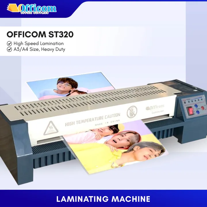 Officom ST320 Heavy-Duty A3/A4 Hot/Cold Laminator with Reverse Feed ...