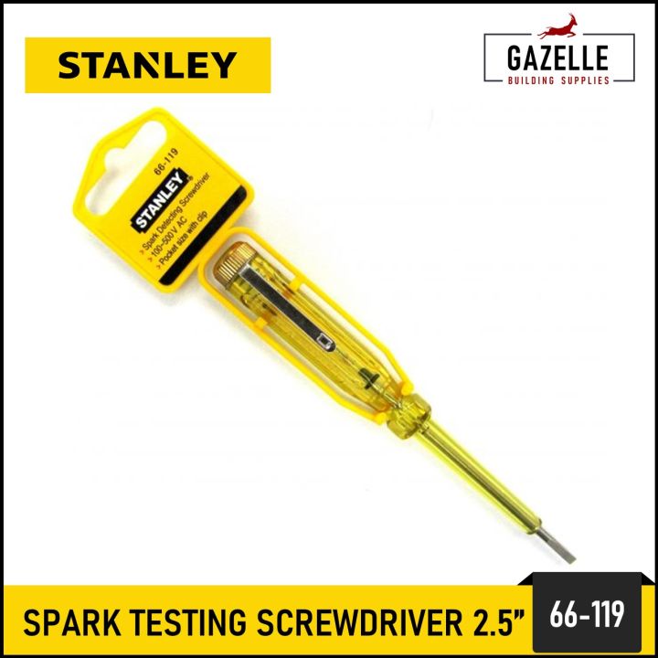 Stanley Spark Detector Screwdriver Spark Detecting 500v Electric Tester Current Tester Test