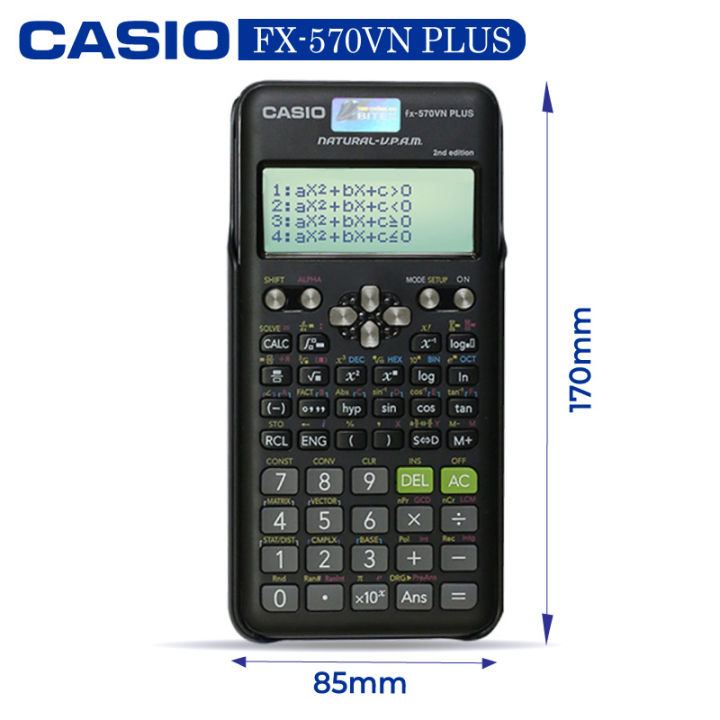 Máy tính Casio FX-570VN PLUS - Chính hãng Bitex, Bảo hành 7 năm | Lazada.vn