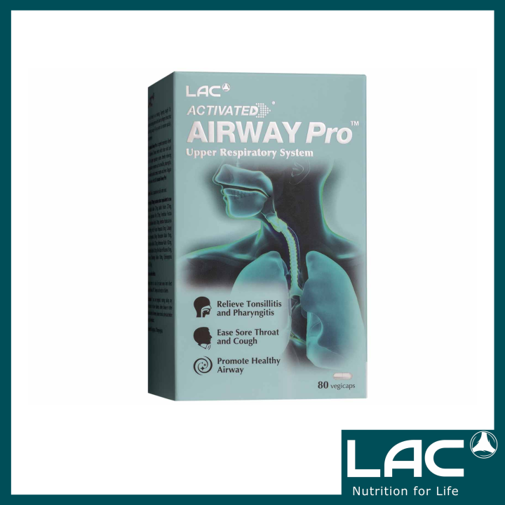 LAC Activated Airway Pro 80 Vegicaps (Best by: August 2026) | Lazada PH