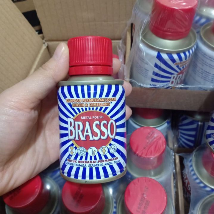 Brasso Metal Polish Cairan Pembersih Karat Braso Pengkilap Logam Serba ...