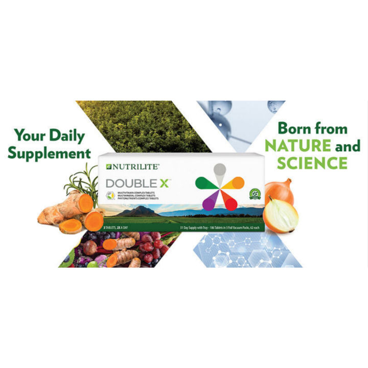 NUTRILITE DOUBLE X MultivitaminMultimineralConcentrate (31-day supply ...
