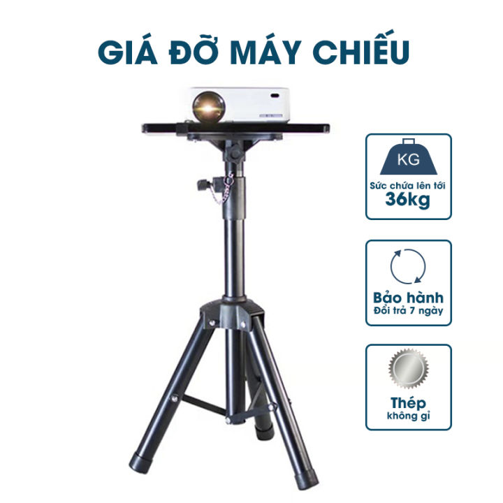 Giá đỡ máy chiếu chắc chắn có 3 đế đỡ chân vuông đa năng tiện dụng sức ...