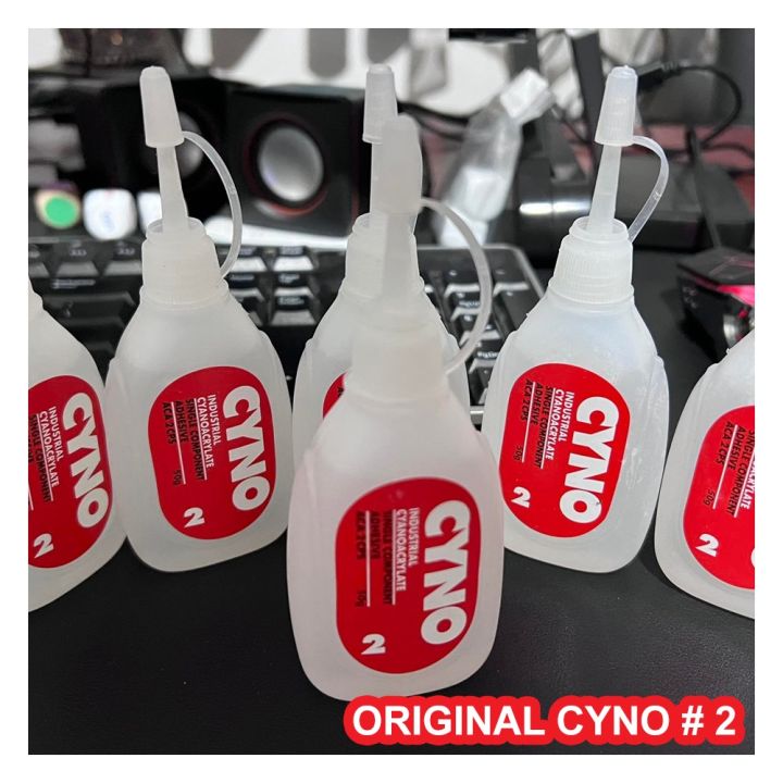 Cyno Glue 2 BIG 50mg Number 2 Cyano Adhesive Cyanoacrylate Tarpaulin ...