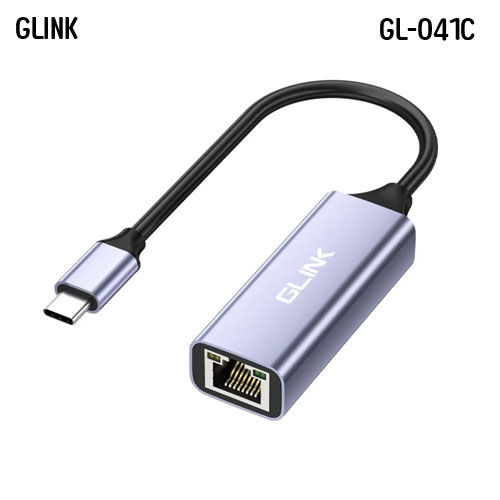 GLINK GL-041C Type-C Network Adapter ตัวแปล Type-C เป็น Lan | Lazada.co.th