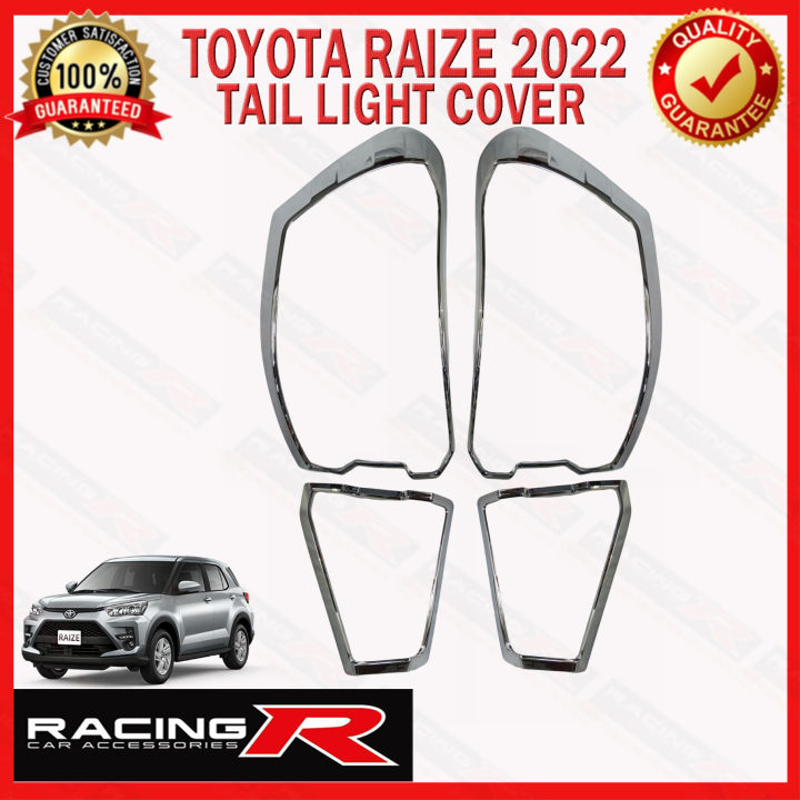 Toyota Raize 2022 Tail light Cover Chrome ( Car Accessories ) | Lazada PH