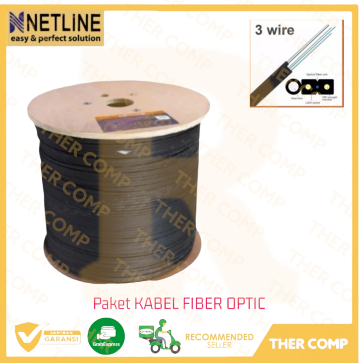 Kabel Fiber Optik 500 Meter Ftth Drop Cable Sc Sc Precon Cable Optic ...