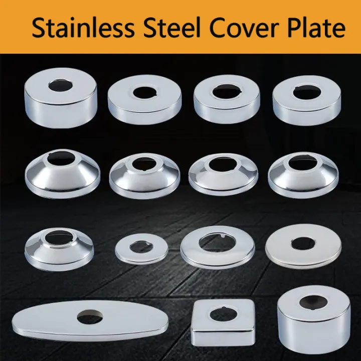 Stainless Steel Cover Plate Chrome Plated Steel Escutcheon Flange Cover ...