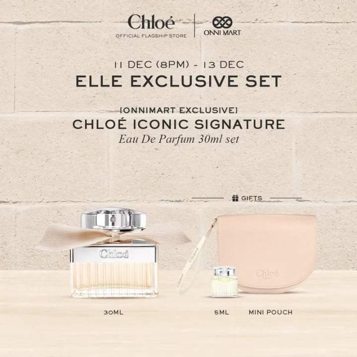 [Onnimart] Chloé Iconic Signature Eau De Parfum 30ml (complimentary ...