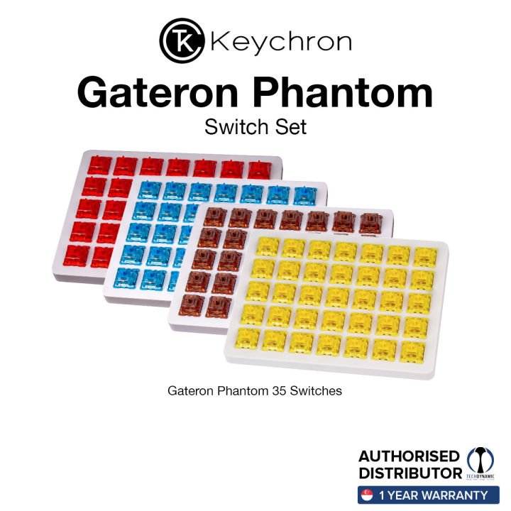 Keychron Gateron Phantom Switch, Gateron Cap V2 Switch, Gateron Ink V2 ...