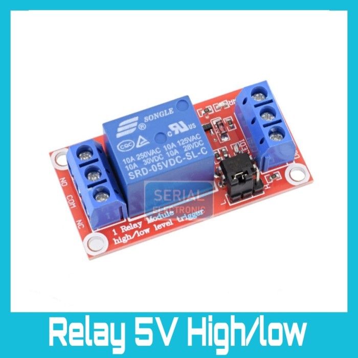 RELAY 5V 1 CHANNEL MODULE HIGH/LOW LEVEL TRIGGER OPTO ISOLATION 1CH | Lazada Indonesia