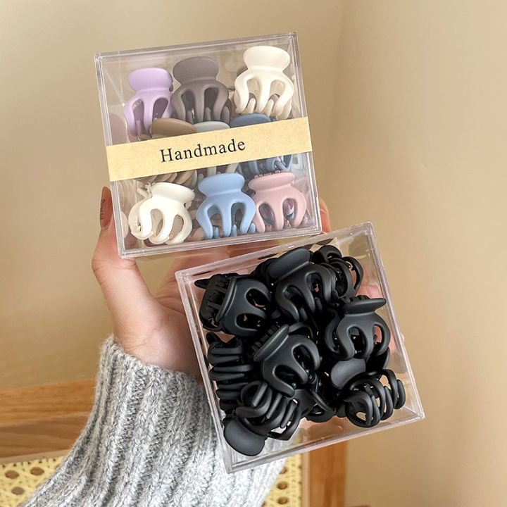 High Quality 10pcs Mini Hair Clip Claw Cute Hair Clips Plastic Candy ...