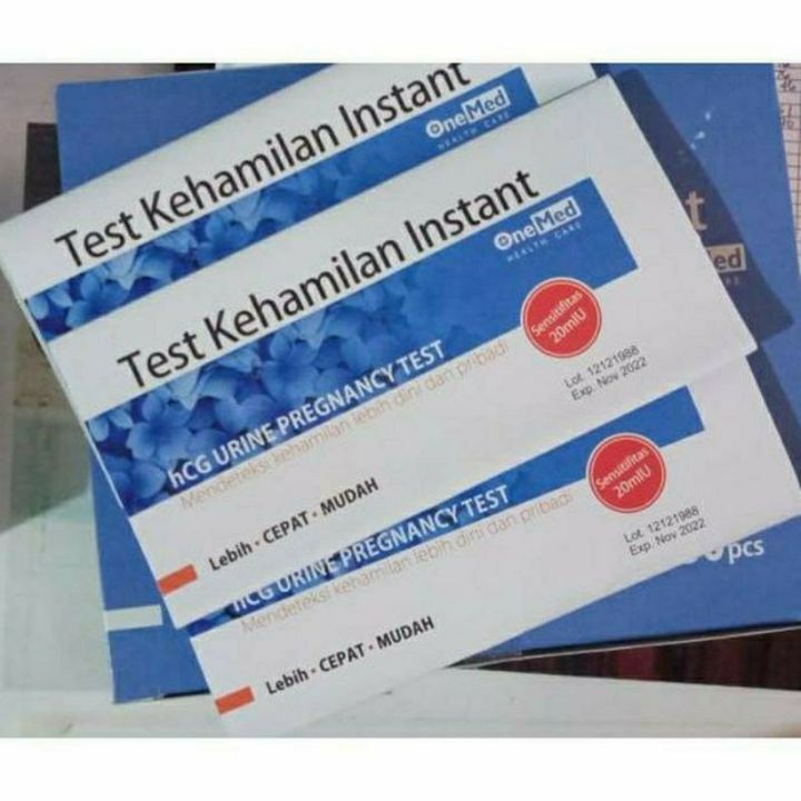 Onemed Strip Tes Kehamilan 2 Strip - Test Pack, Strip Uji Kehamilan ...
