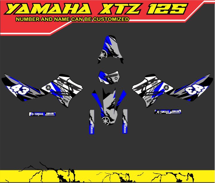 Yamaha xtz 125 full body decals | Lazada PH