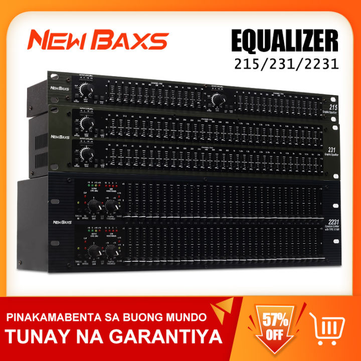 NEW BAXS equalizer with subwoofer output 215/231/2231 equalizer EQ 2 ...