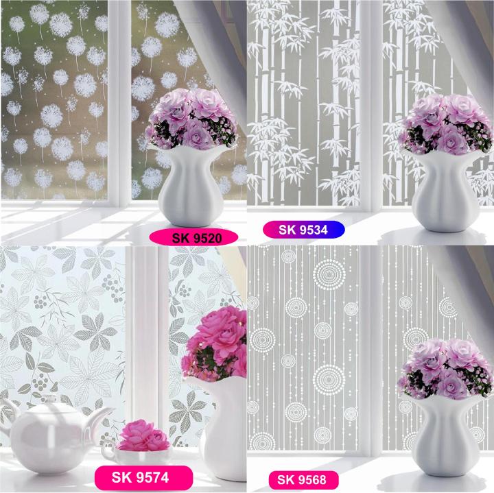 Sticker kaca / Stiker Kaca Film Jendela Rumah Vinyl non transparant ...