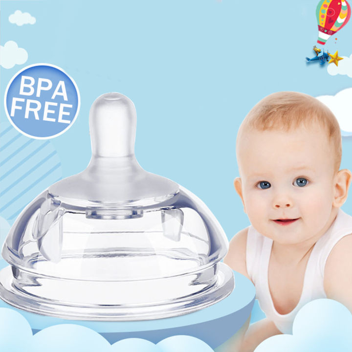 Mumystation Baby silicone nipple with straw newborn Wide Neck Pacifier ...