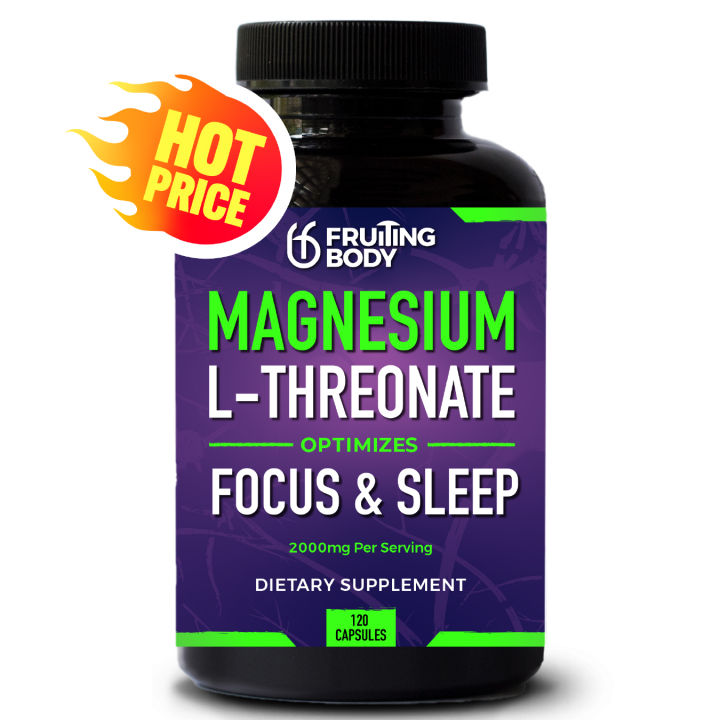 Magnesium L-Threonate Capsules – Supports Focus, Mental Clarity ...