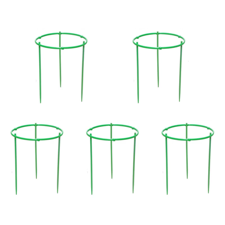 Set of 5 Trellis Stake Tower Support for Raised Garden Bed Flexible ...