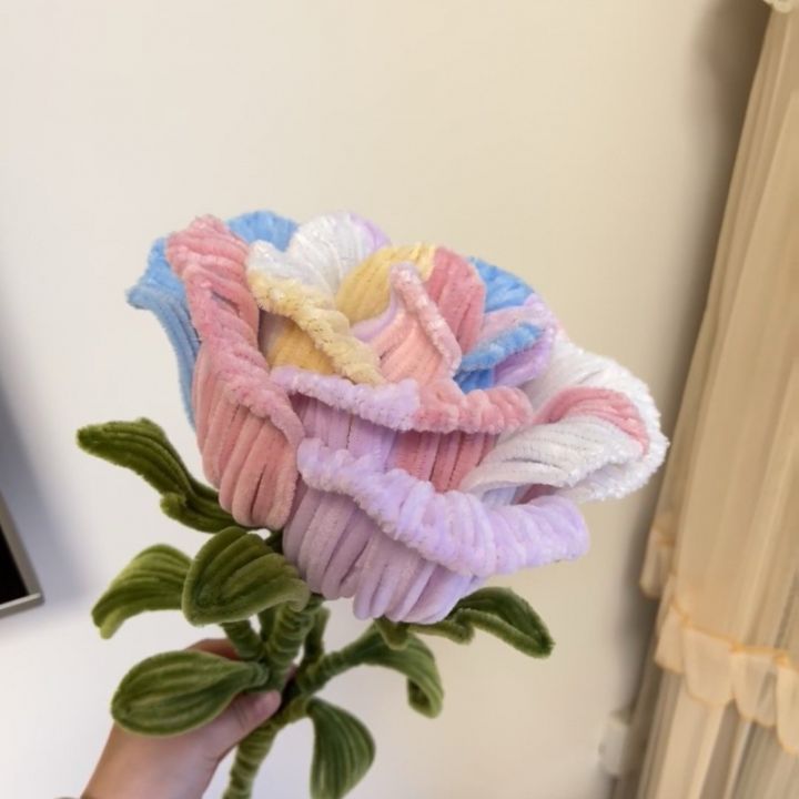 100Pcs DIY Chenille Stems Gen Pipe Cleaners Macaron Chenille Stem Arts ...