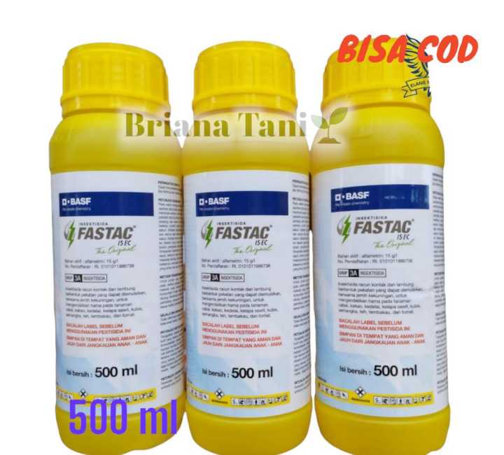 Insektisida Fastac 15EC 500ML Bahan aktif Alfametrin: 15 g/l racun ...