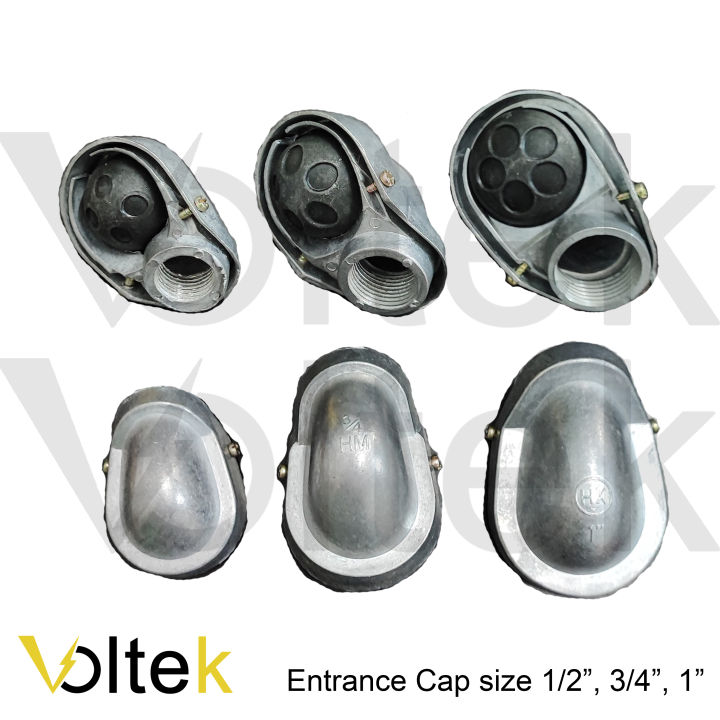 Entrance Cap size 1/2", 3/4", 1" inch | Lazada PH