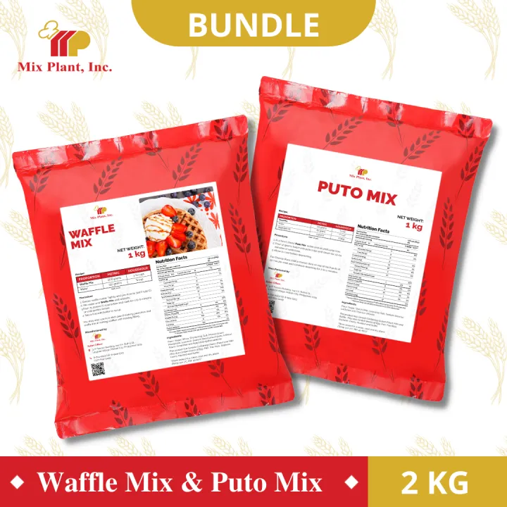 Bundle of Waffle & Puto Mixes 2KG | Lazada PH