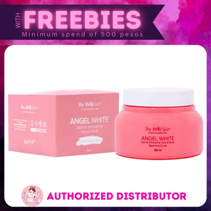 ORIGINAL Hey Pretty Skin ANGEL WHITE SCRUB 250ml Gentle Exfoliating ...