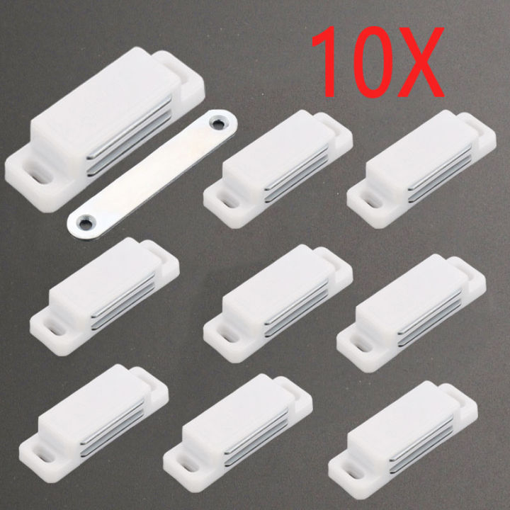 10 Sets Magnetic Door Closer Strong Silence Cabinet Door Catch Latch ...