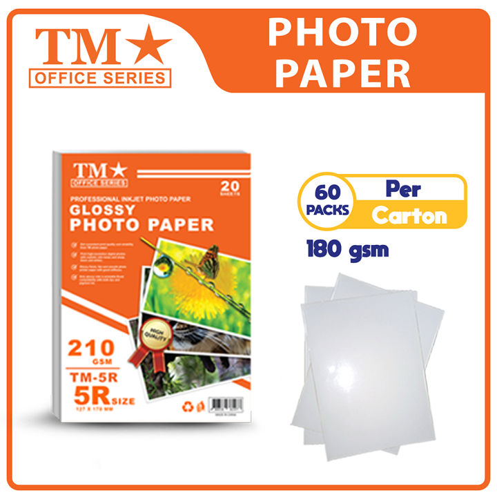 TM 60 packs Photo Paper A4 180 GSM 20's | Lazada PH