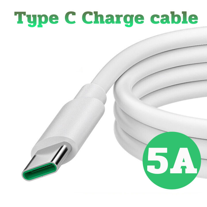 สาย USB 5A แบบชาร์จเร็ว Type C ความเร็วสูง 1/1.5/2/3 เมตร สําหรับแล็ปท็ ...